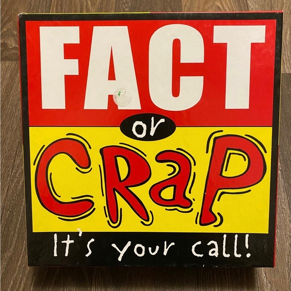 Hasbro | Games | Vintage Fact Or Crap Its Your Call Board Game | Poshmark